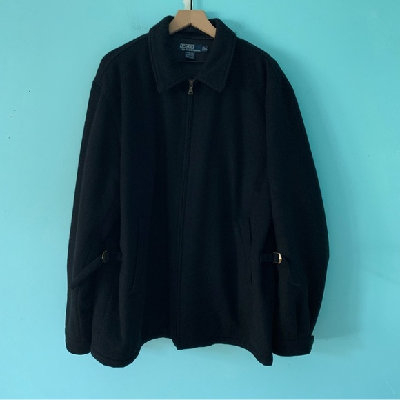 Polo Ralph Lauren | Jackets & Coats | Polo Ralph Lauren Vintage Black ...